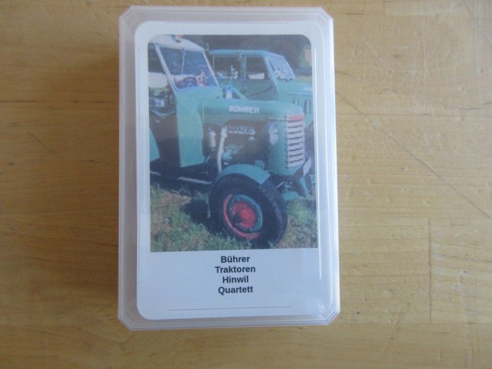 Bührer Traktoren Quartett 52 Karten (Neu und originalverpackt) in Herznach für CHF 29 – mit ...