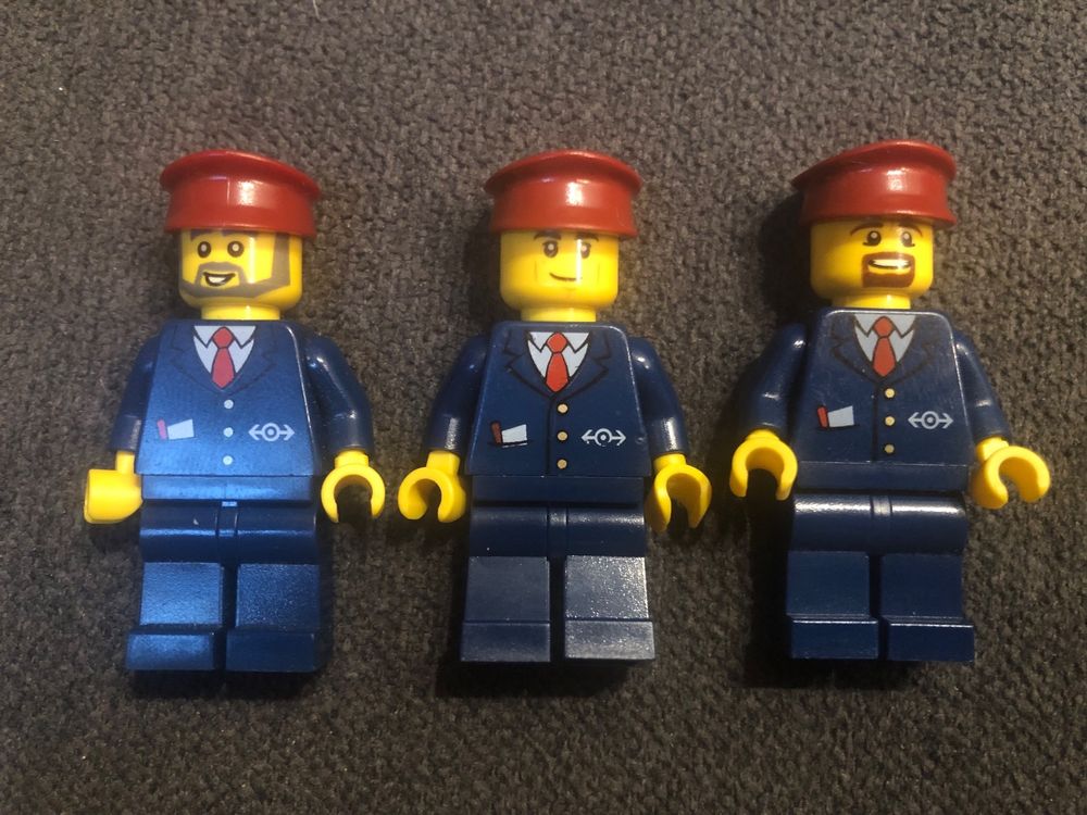 Lego 3 figurines trains Zug Minifiguren | Kaufen auf Ricardo
