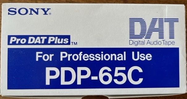 10 Sony Professional DAT Kassetten PDP-65C (neu!) (Neu und ...
