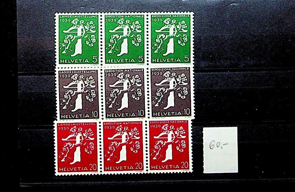 SUISSE AE TENANT NEUFS AVEC ET SANS CHARNIERE. /K214 | Kaufen auf Ricardo