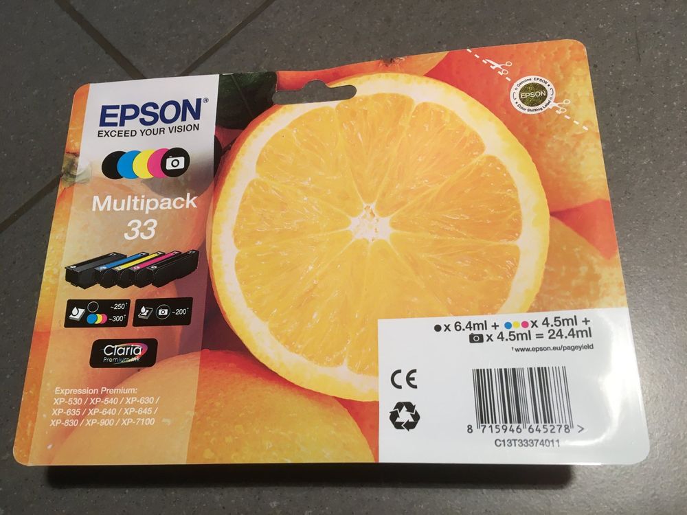 EPSON Multipack 33 (03/2022) | Kaufen auf Ricardo