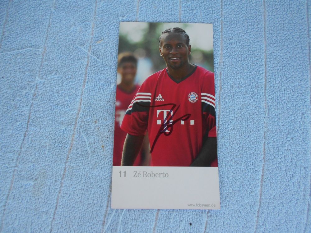 Zé Roberto FC Bayern München Karte Original signiert | Kaufen auf Ricardo