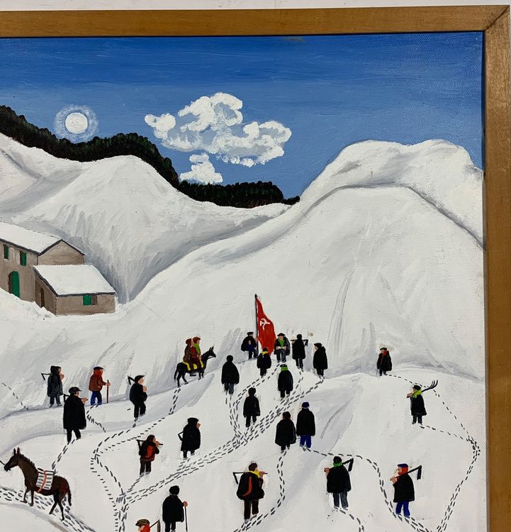 Antonino Mancuso Fuoco (1921-1996) Winterlandschaft Gemälde | Kaufen ...