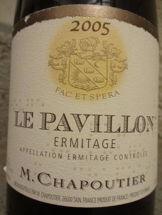 100 PP - Chapoutier - Le Pavillon 2005 (Neuf (Voir description)) à Cham ...