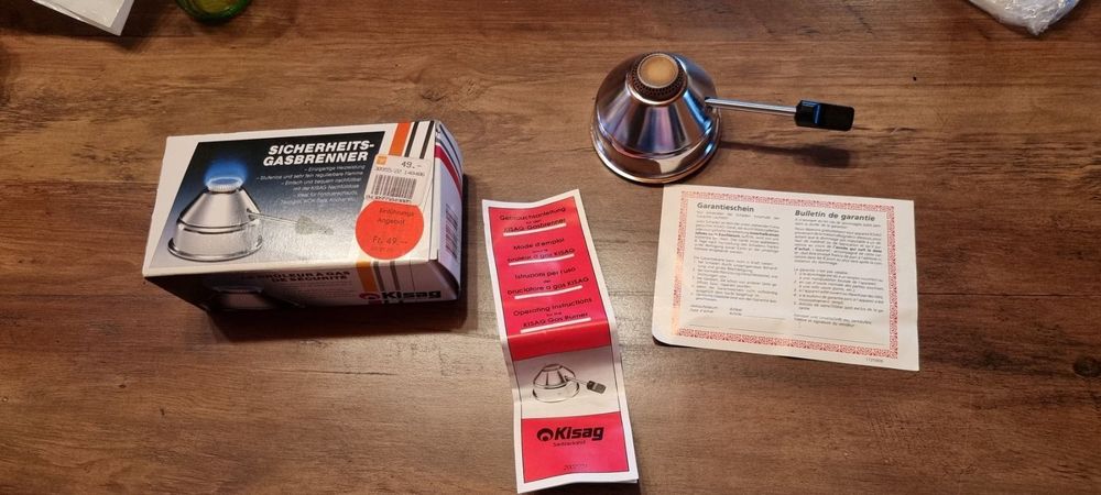 Kisag Sicherheitsgasbrenner | Kaufen auf Ricardo