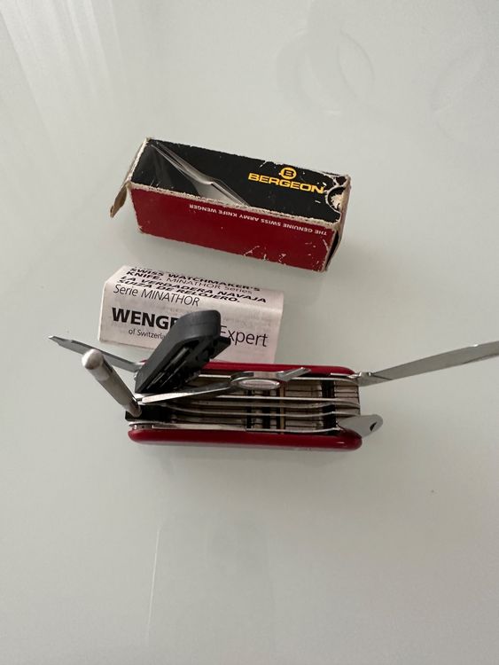 Wenger Bergeon Expert watchmaker knife & tools (Neu (gemäss ...