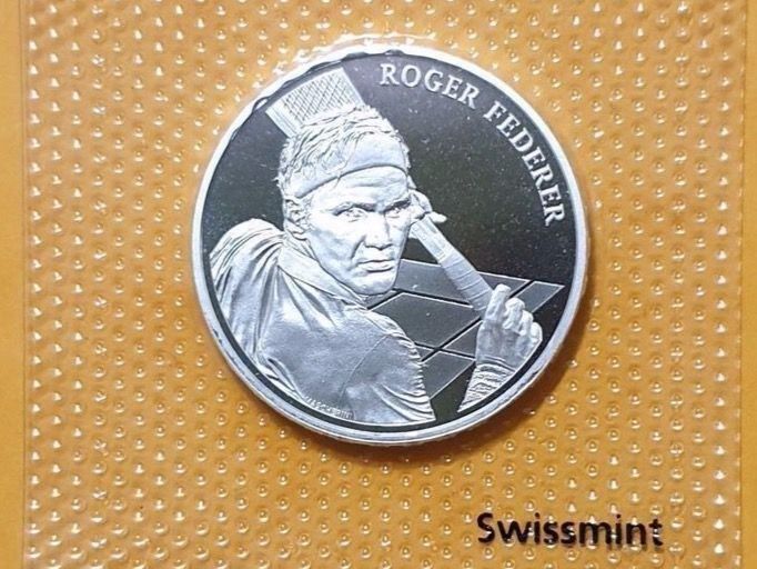 Roger Federer 20 Fr. Silber Münze (Gebraucht) in Lausanne für CHF 60 ...