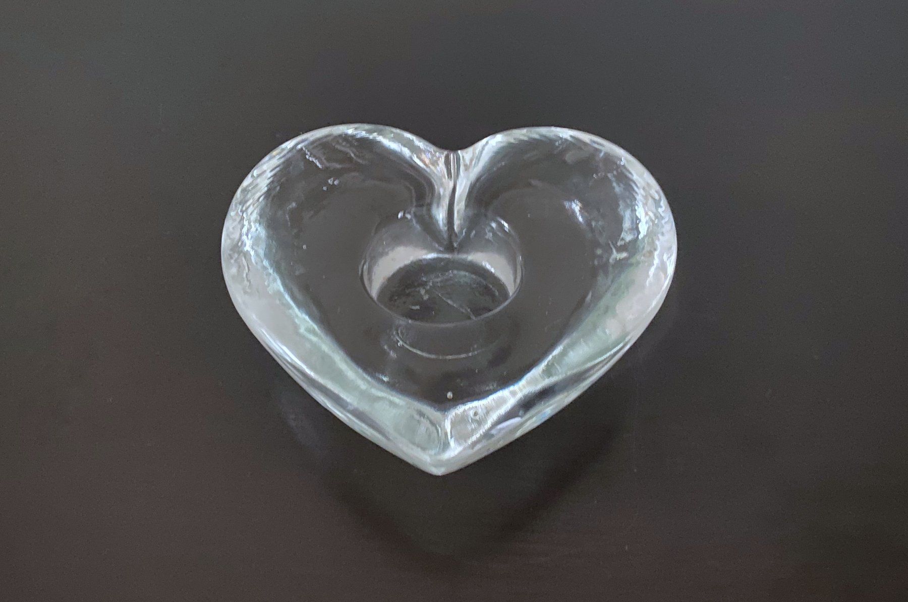 Herzlicht gross, Teelicht Herz 13,5 cm, von Glasi Hergiswil (Gebraucht ...