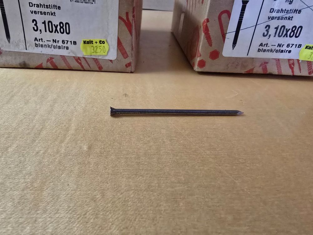 Posten Ferro Norm Drahtstifte 3,1x 80 neu ab 1.- (Neu und ...