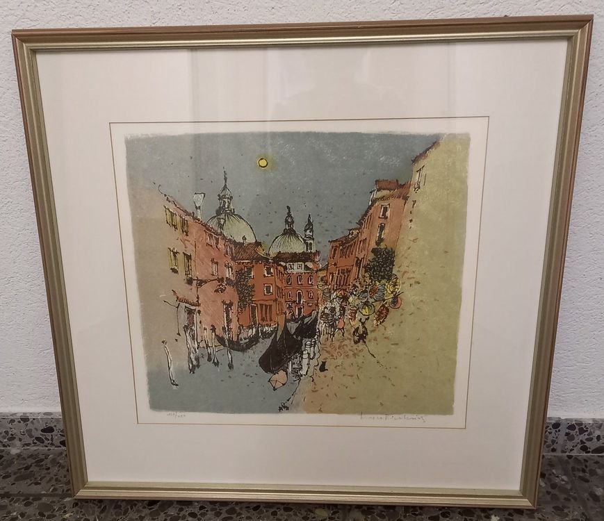 *MARCO RICHTERICH - LITHO: VENEDIG* 121/200 / 61 X 58 cm | Acheter sur Ricardo
