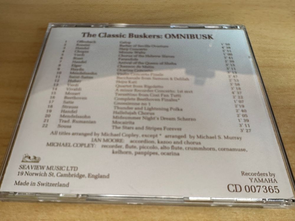 E2 The Classic Buskers Michael Copley And Ian Moore Omnibusk (Gebraucht ...