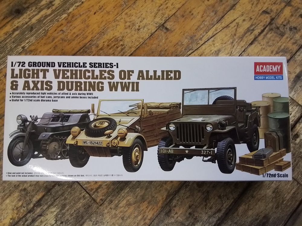ACADEMY 13416 Set WW2 Ground Vehicle Serie 1 Bausatz 1:72 (Neu und ...