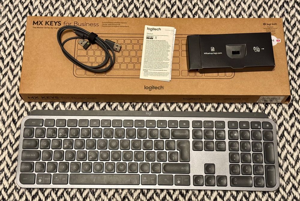 Logitech MX Keys for Business Tastatur CH-Layout wie neu | Kaufen auf ...