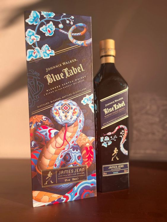 Johnnie Walker Blue Label - "Year of the Snake" 4x70cl (40%) (Neu und ...