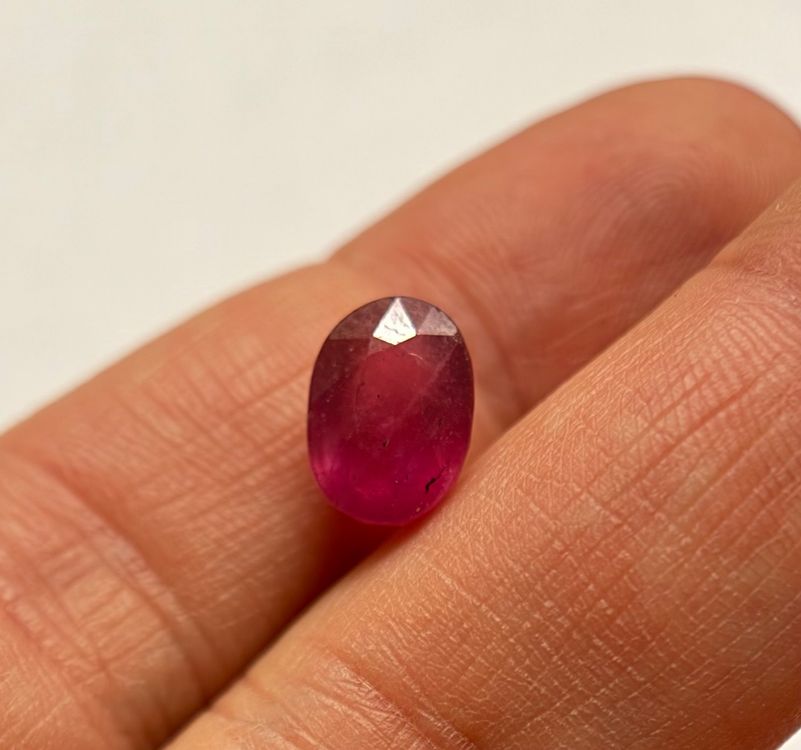 🛎️ Ab 1 Fr. - Wunderschöner Rubin Edelstein 4.8 ct 💎 (Neu (gemäss ...
