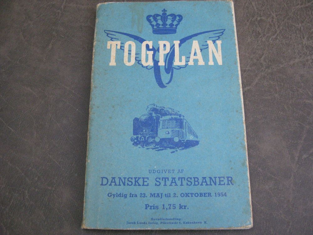 Togplan Danske Statsbaner 1954 (Gebraucht) in Malters für CHF 75 – mit ...