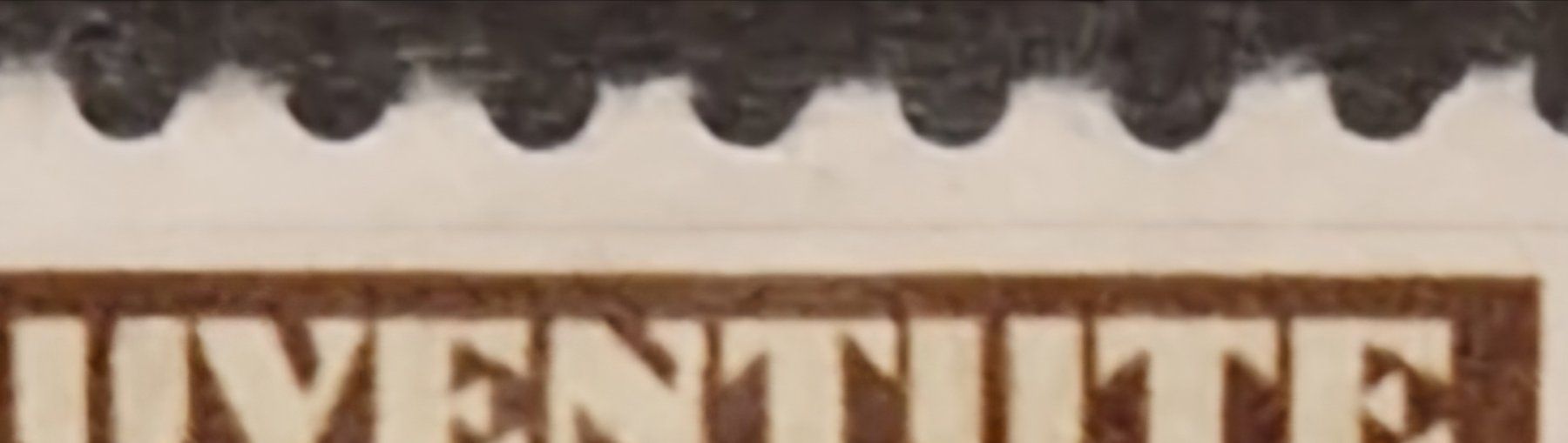 PJ 102 brauner Strich über UVENTUTE (nicht im Spez) (Gebraucht) in ...