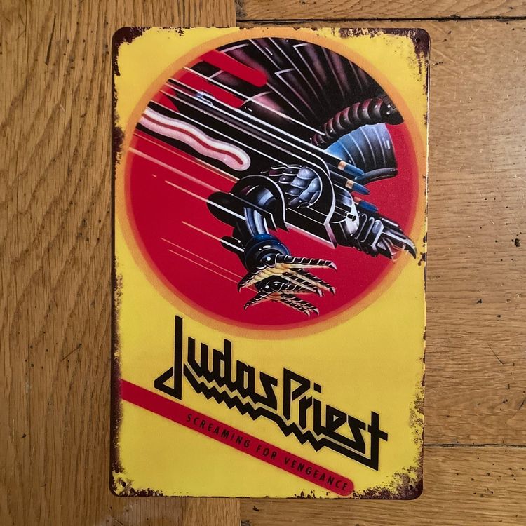 Blechschild 20x30cm JUDAS PRIEST Screaming for Heavy Metal | Kaufen auf ...