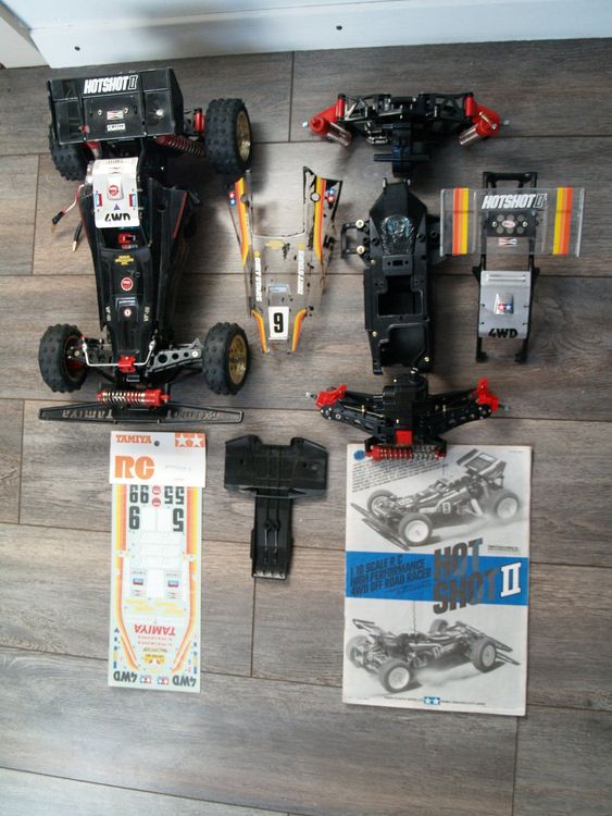 Tamiya Hotshot II + parts + decals + man (Gebraucht) in Cottens FR für ...