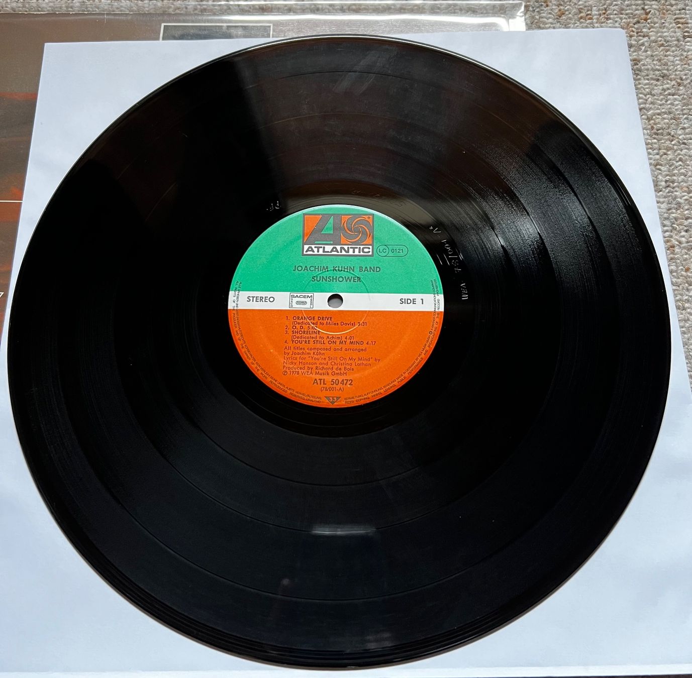 LP JazzRock DE Joachim Kühn Band – Sunshower Vinyl GEWASCHEN (Gebraucht ...