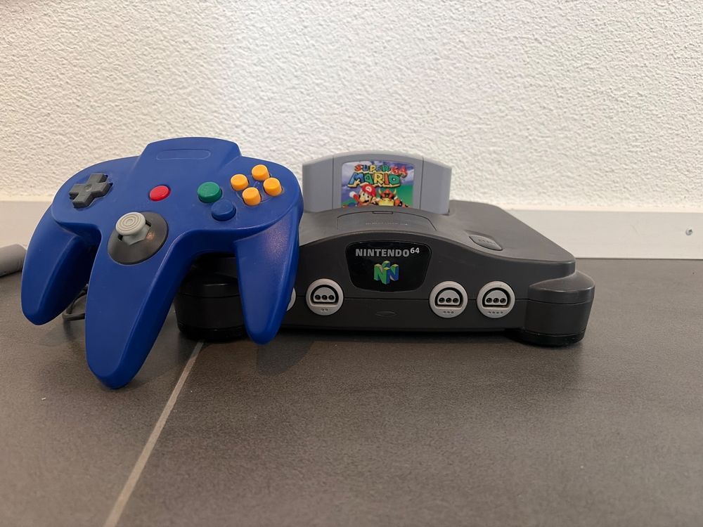 N64 Konsole inkl. Super Mario 64 und Controller (Gebraucht) in Reiden ...
