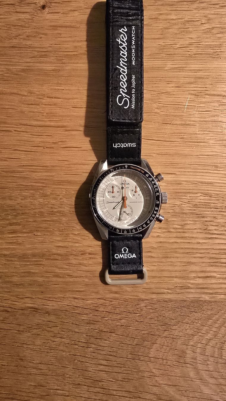 Moonswatch mod metal case Mission to Jupiter - omega Swatch (Gebraucht ...