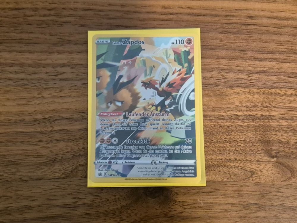 Galar-Zapdos SWSH Promo DE | Kaufen auf Ricardo