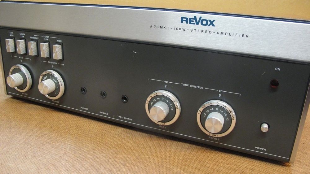 REVOX A78 MKII - STEREO - VERTÄRKER (Gebraucht) in Gossau SG für CHF 275 – mit Lieferung auf ...