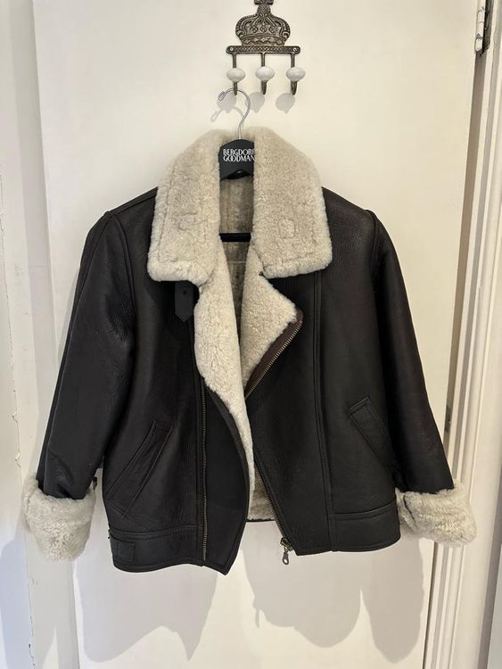 Mens Real Sheepskin Bomber Jacket - S/M (Gebraucht) in Zürich für CHF ...