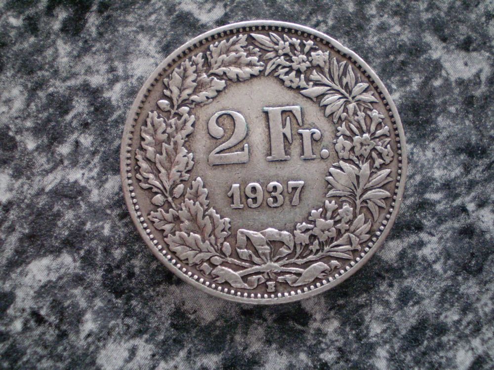 2 Fr.1937 !!! Rar !!! ab 1.- !!! (Gebraucht) in Dierikon für CHF 7 – mit Lieferung auf Ricardo ...