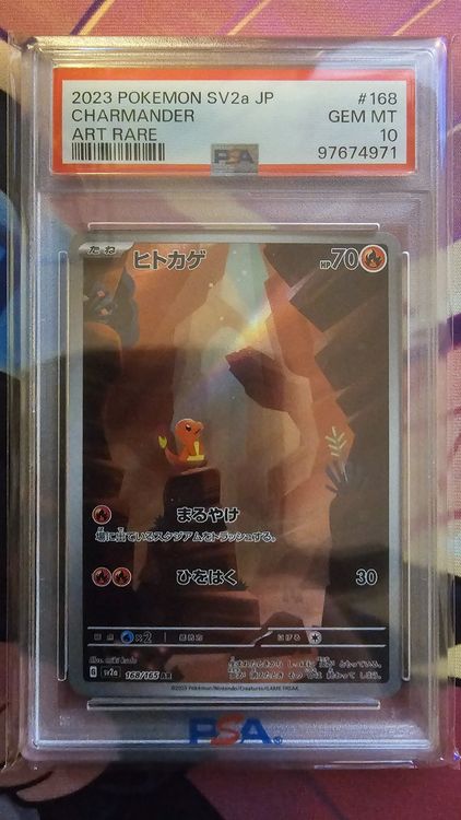 Charmander #168 Pokemon Japanese Scarlet & Violet 151 PSA10 | Kaufen auf Ricardo