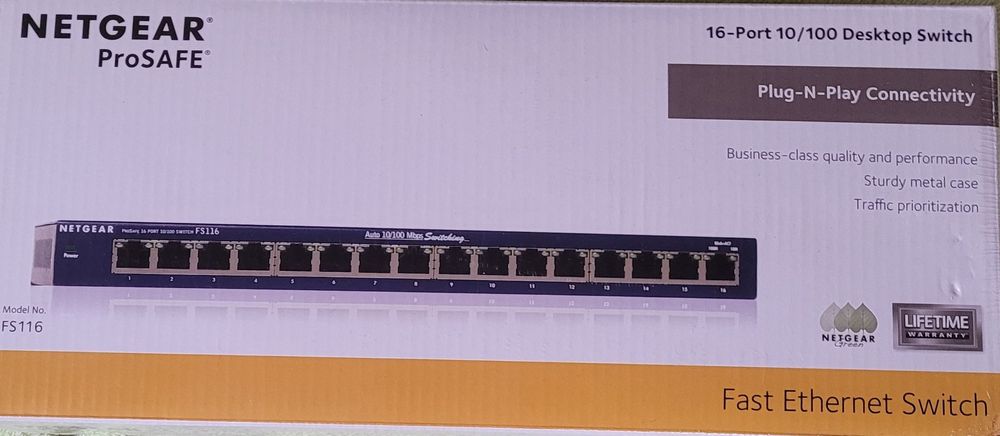 Netgear ProSAFE - FS116 (Neu und originalverpackt) in Savièse für CHF 1 ...