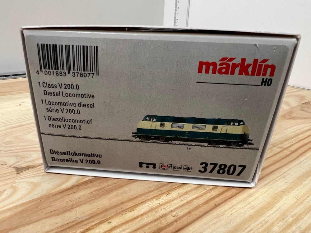 MÄRKLIN 37807 Diesellokomotive Baureihe V 200.0 MHI (Neu und originalverpackt) in Brislach für ...
