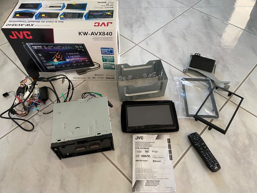 Autoradio JVC KW-AVX840 CD/DVD Player, Bluetooth, AUX | Kaufen auf Ricardo