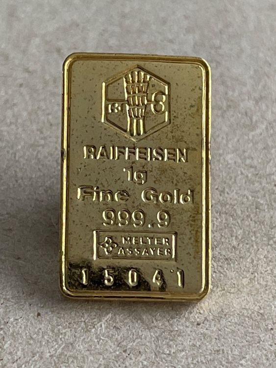 Pin Goldbarren ( nicht echt ) (Gebraucht) in Glattbrugg für CHF 1.2 ...