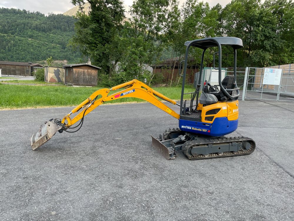 Hutter Kubota U17 Minibagger (Gebraucht) in Alpnach-Dorf für CHF 18200 ...