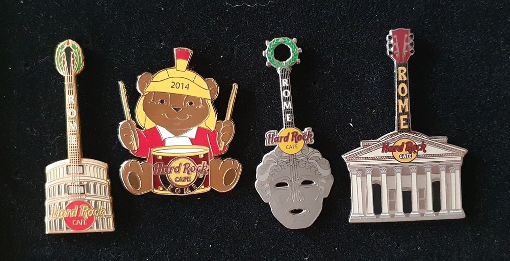 4 Hard Rock Cafe Pins Rom | Kaufen auf Ricardo