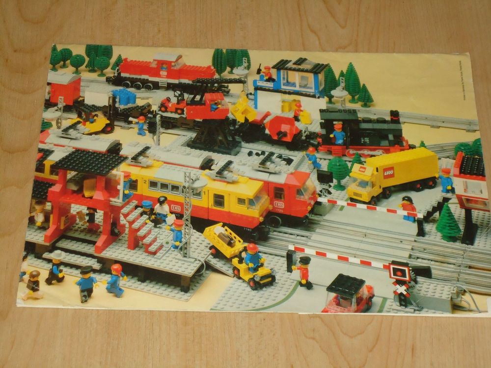 Lego 7838 Güterbahnhof 1983 Bauplan (Gebraucht) in Schattdorf für CHF 7 ...