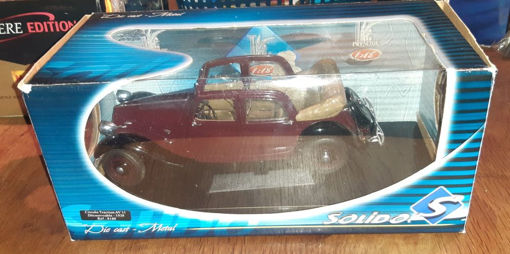 Citroen Traction Berline 1938 1:18 SOLIDO (Gebraucht) in Fehraltorf für CHF 19 – nur Abholung ...