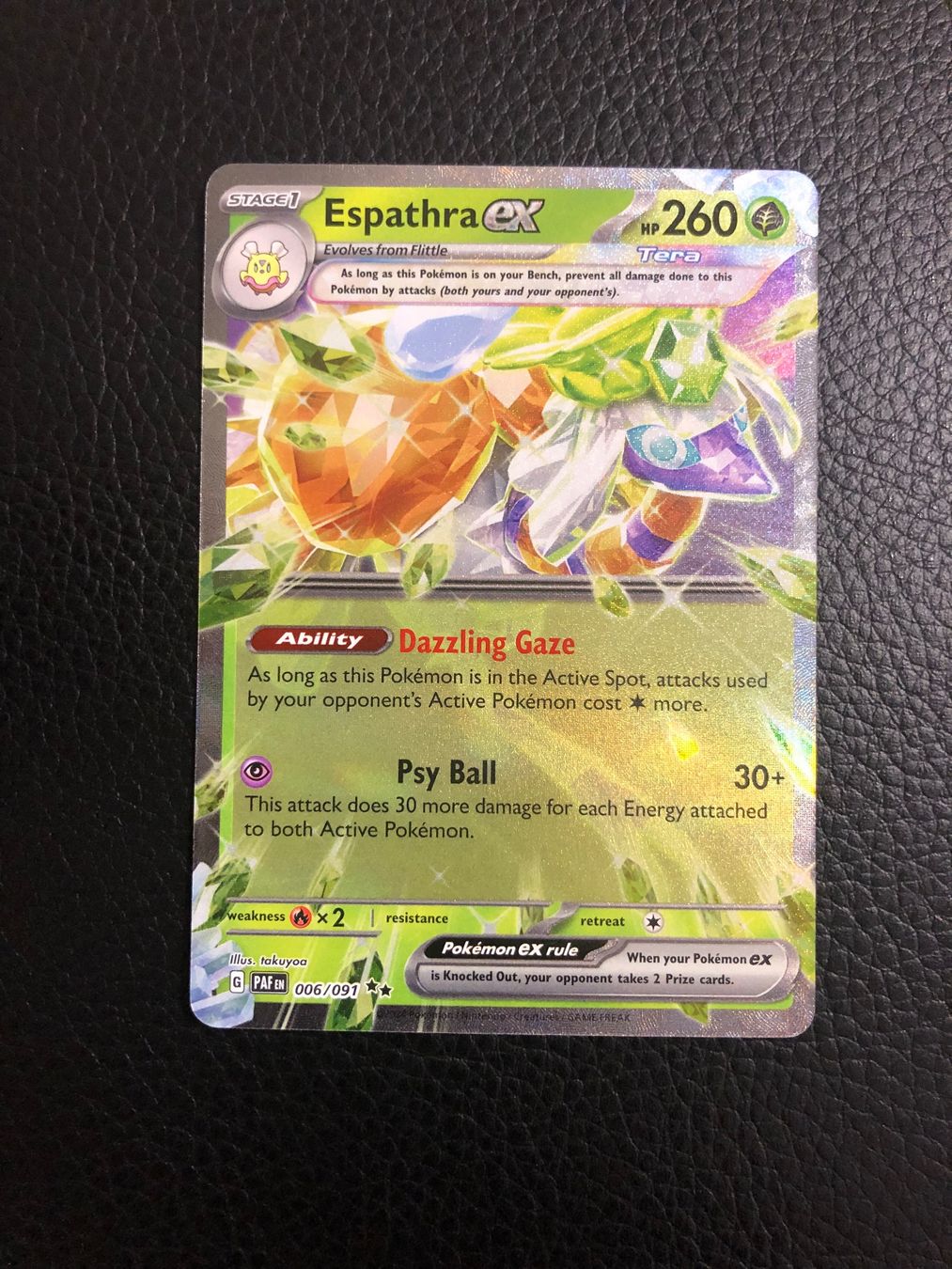 Paldean Fates - Espathra ex 6/91 NM Ab 1 (Gebraucht) in Paradiso für ...