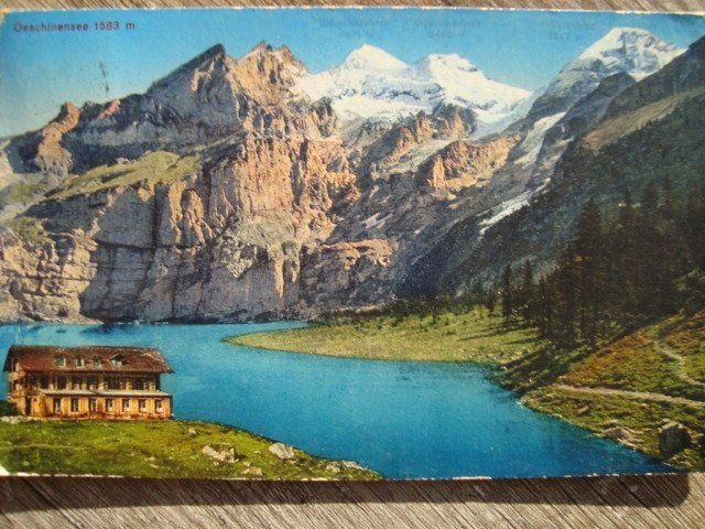 Oeschinensee 1583 m Postkarte (Gebraucht) in Thun für CHF 0.7 – mit ...