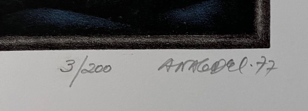 KÜNSTLER ? LITHOGRAPHIE SIGNIERT NUMMERIERT (Gebraucht) in Gersau für CHF 25 – mit Lieferung auf ...