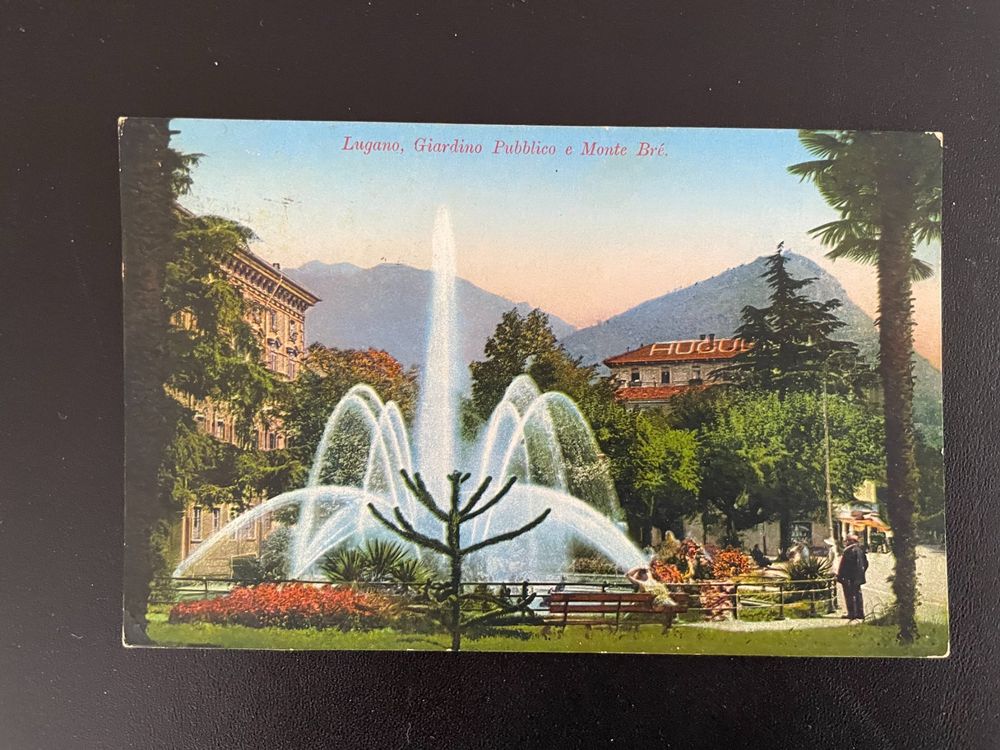 AK TI Lugano, Giardino Pubblico e Monte Bré (Gebraucht) in Thal für CHF 1 – mit Lieferung auf ...