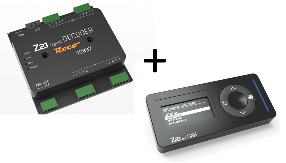 Z21 Signal-Decoder 10837 / Z21 pro LINK 10838 Roco neu (Neu und ...