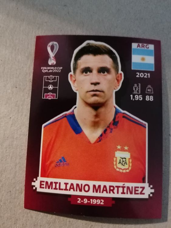 Panini WM 2022 Katar - Emiliano Martinez - ARG 03 | Kaufen auf Ricardo