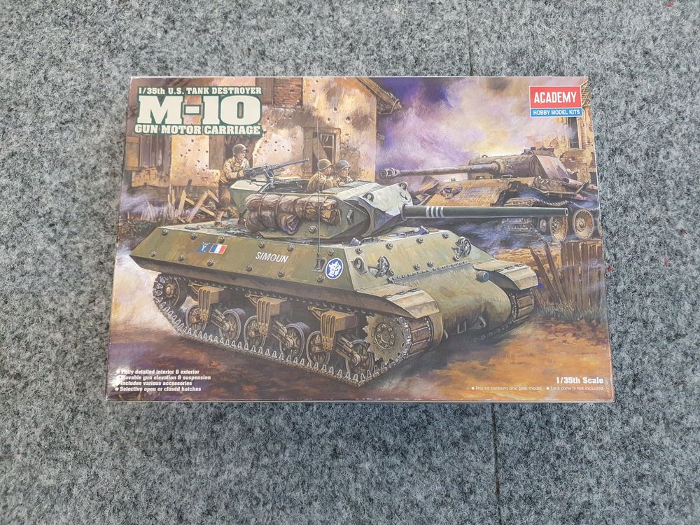 Academy Panzer M-10 Gun Motor Carriage 1/35 Art Nr #1393 (Neu und ...