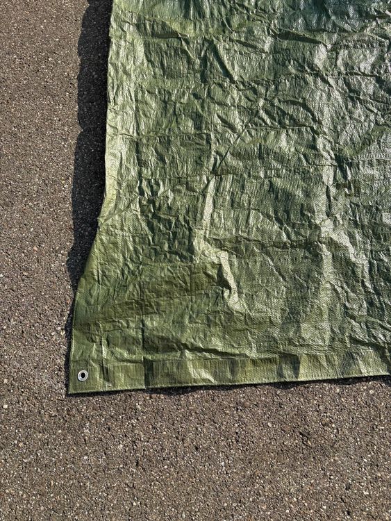 Grosse, grüne Blache / Plane 3.5m x 5.5m (Gebraucht) in Malters für CHF ...