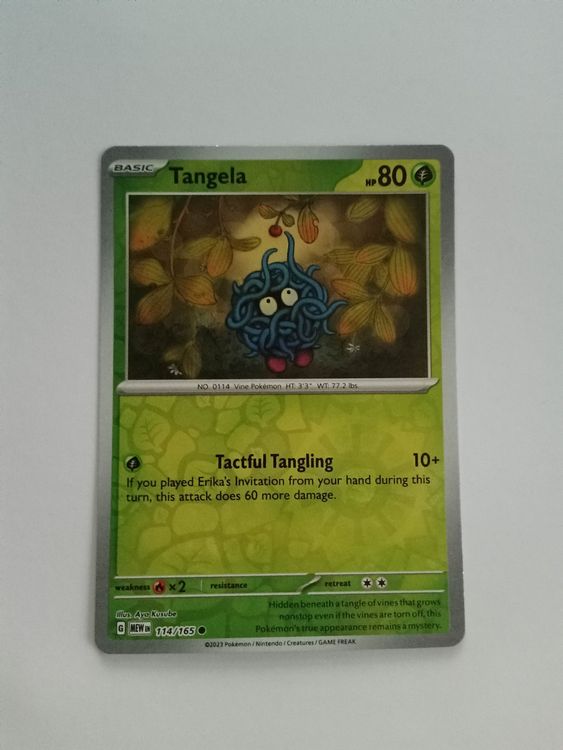 Tangela - REVERSE HOLO - Pokemon 151 Mew | Kaufen auf Ricardo