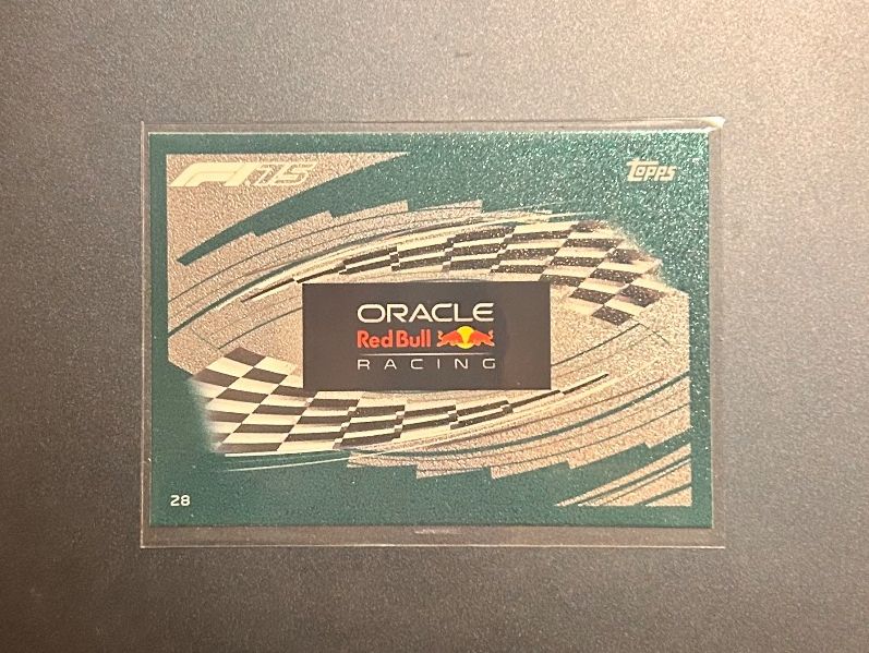 Topps Turbo Attax 2025 Redbull Racing Logo Teal Parallel 28 (Neu ...
