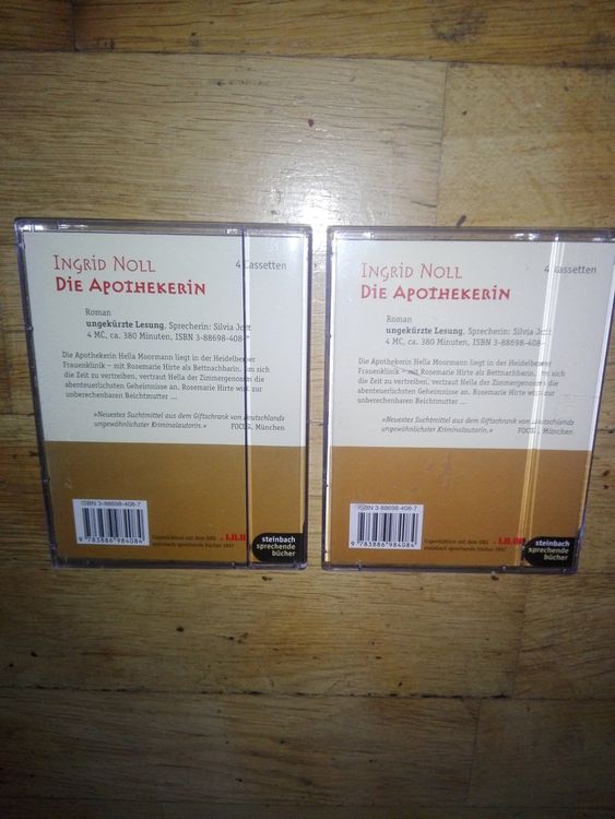 Die Apothekerin (Ingrid Noll) > Roman / 4-MC's